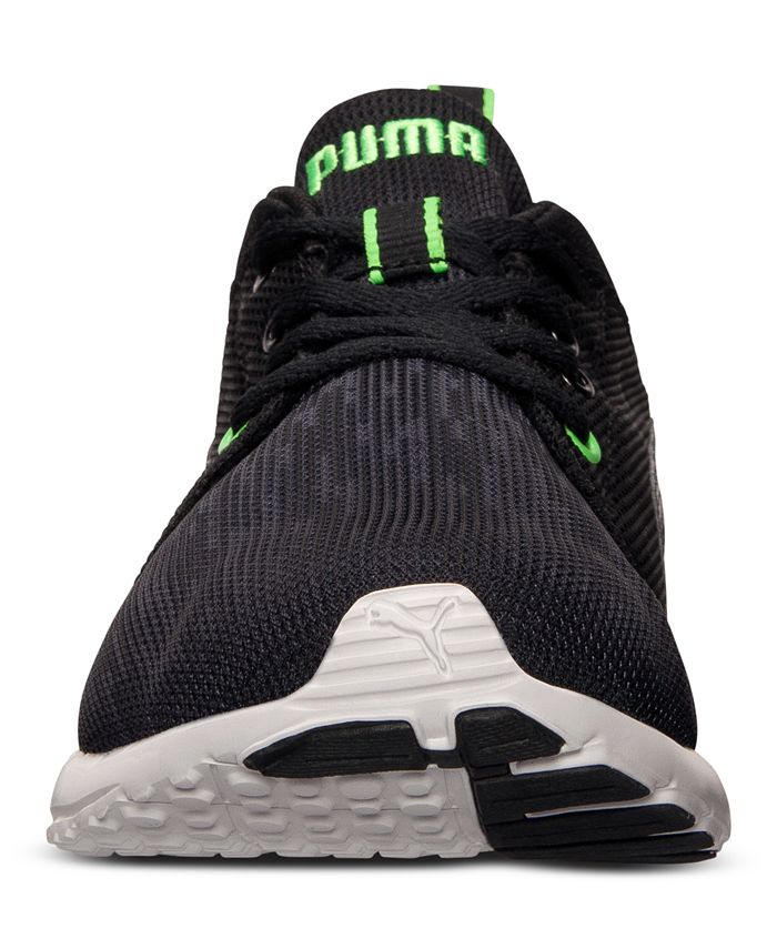 Puma Men's Carson Runner Glitch Casual Sneakers from Finish Line - Macy's