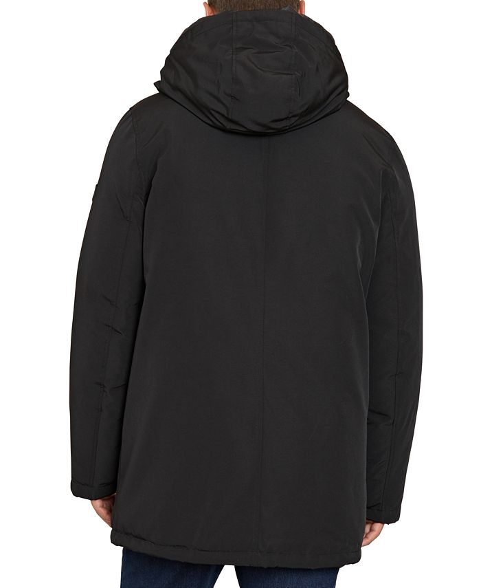 Sam Edelman Men's Three-Quarter Hooded Parka Coat - Macy's