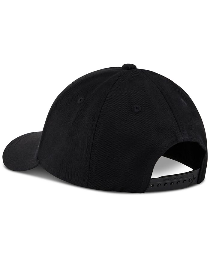 A|X Armani Exchange Men's Cotton Lines A|X Logo Baseball Hat - Macy's