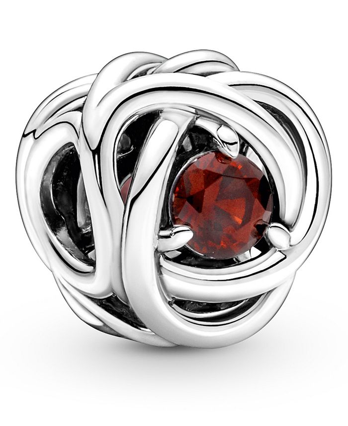 Pandora Birthstone Crystals Eternity Circle Charm - Macy's