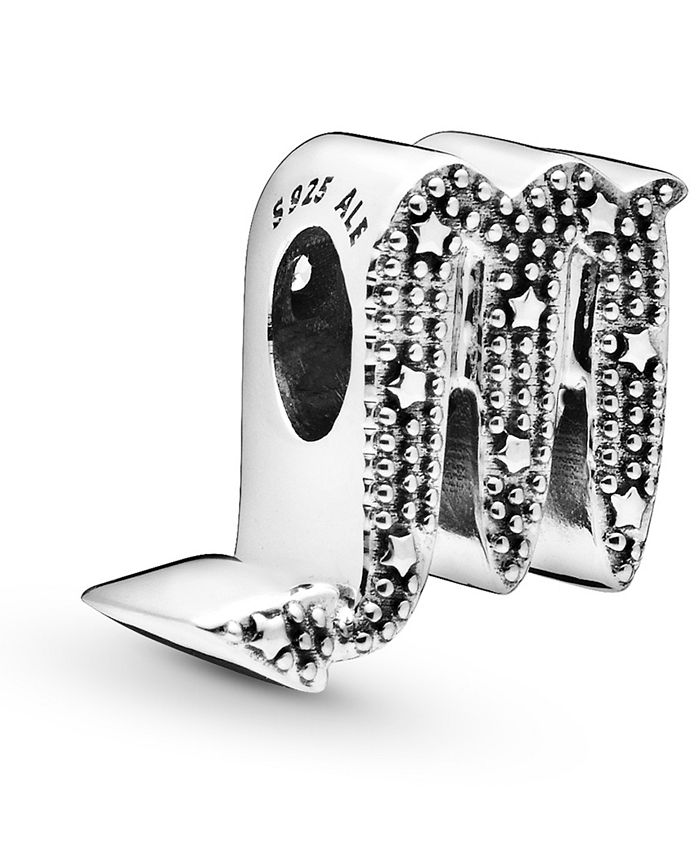 Pandora Sterling silver Zodiac Charm - Macy's