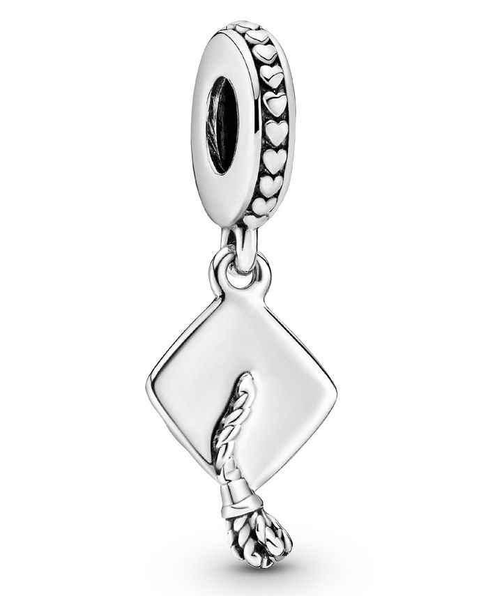 Pandora Sterling Silver Graduation Cap Dangle Charm - Macy's