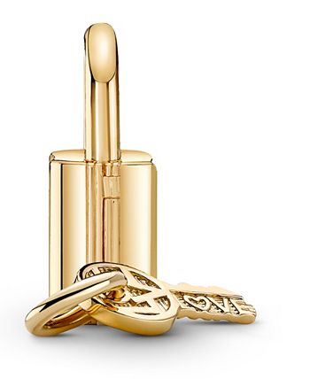 Pandora Cubic Zirconia Padlock Key Dangle Charm - Macy's