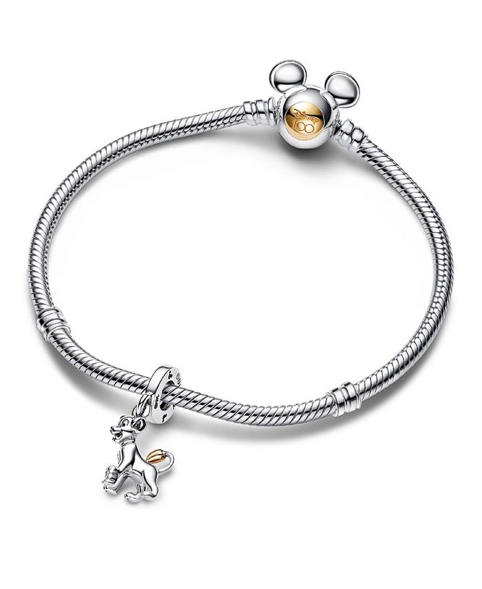 Pandora Lab-Grown Diamond Disney 100th Anniversary Simba Dangle Charm ...