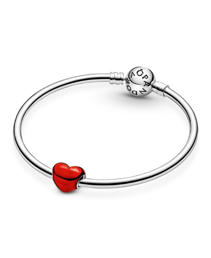 Pandora Sterling Silver Heart Charm - Macy's