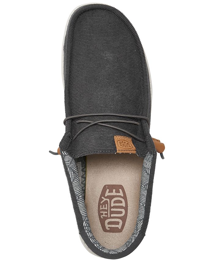 Hey Dude Men's Wally Corduroy Casual Moccasin Sneakers from Finish Line ...