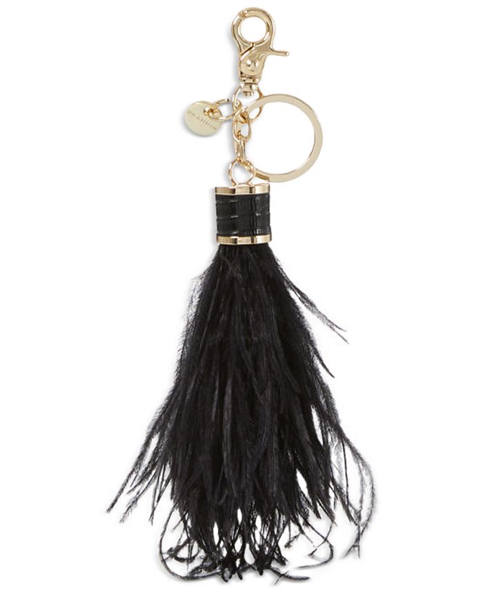 Brahmin Large Arabesque Embossed Leather Tassel - Macy's