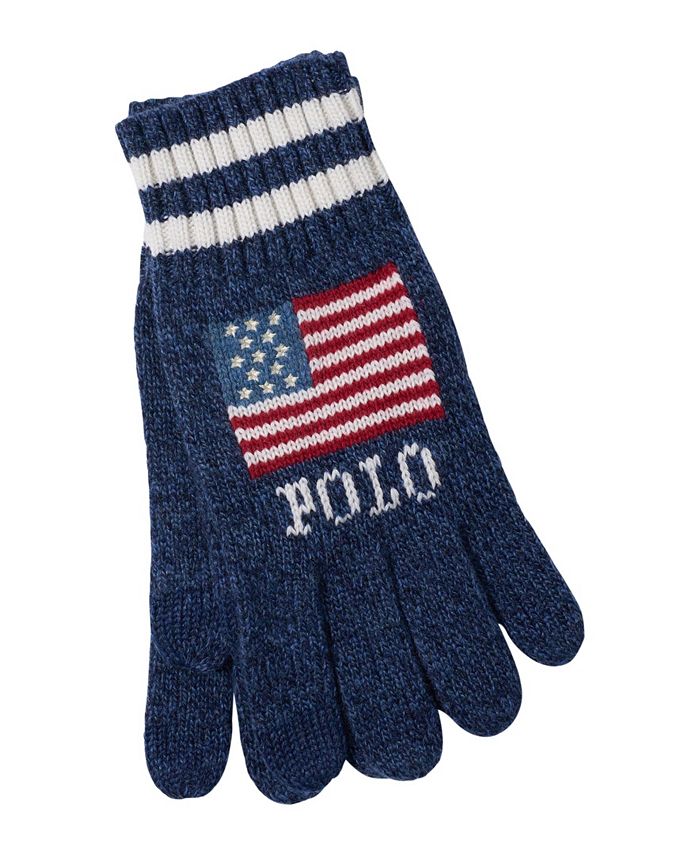Polo Ralph Lauren Men's Bold Flag Gloves - Macy's