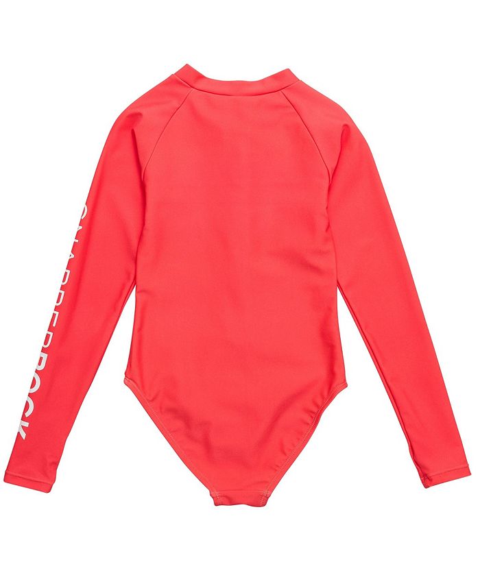 Snapper Rock Little Girls Watermelon Sustainable LS Surf Suit - Macy's