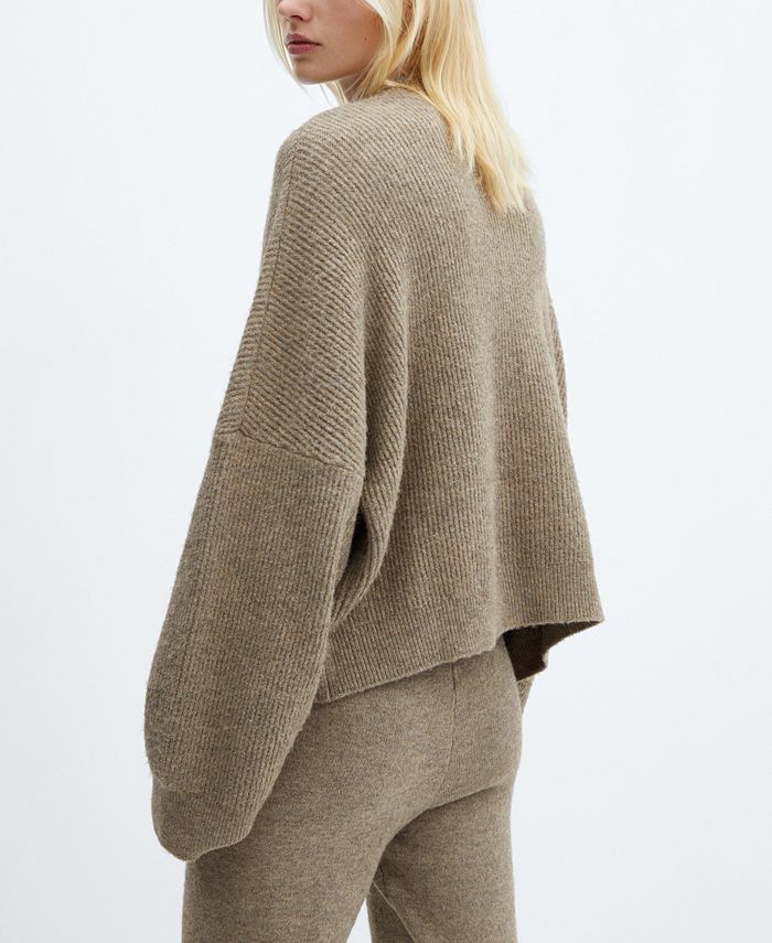 MANGO Women's Oversized Pajama Cardigan - Macy's