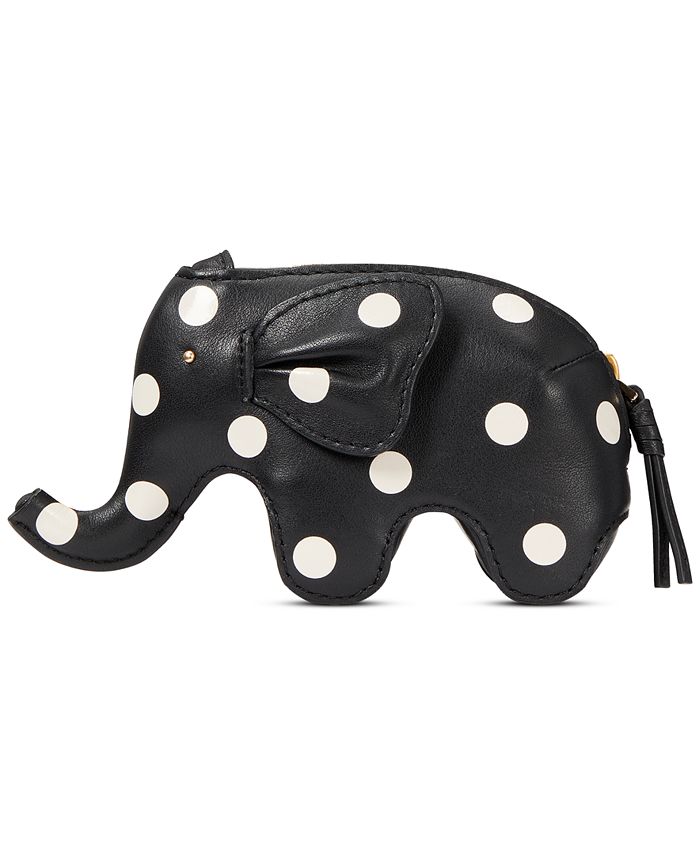 kate spade new york Ellie Polka Dot Smooth Leather Elephant Coin Purse ...