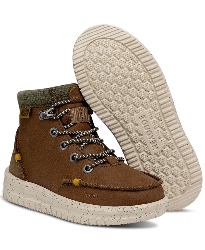Hey Dude Big Kids Bradley Leather Boots from Finish Line - Macy's