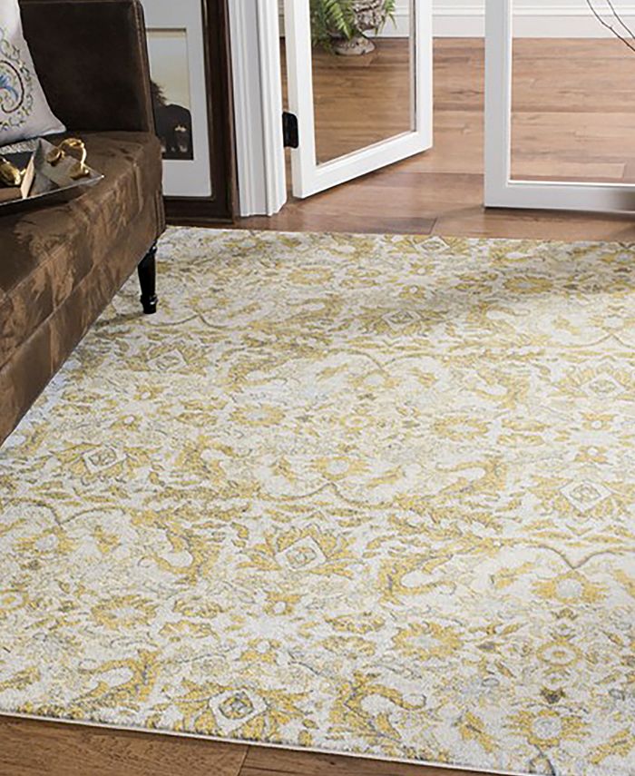 Safavieh Evoke EVK238 Ivory and Gold 10' x 14' Area Rug - Macy's