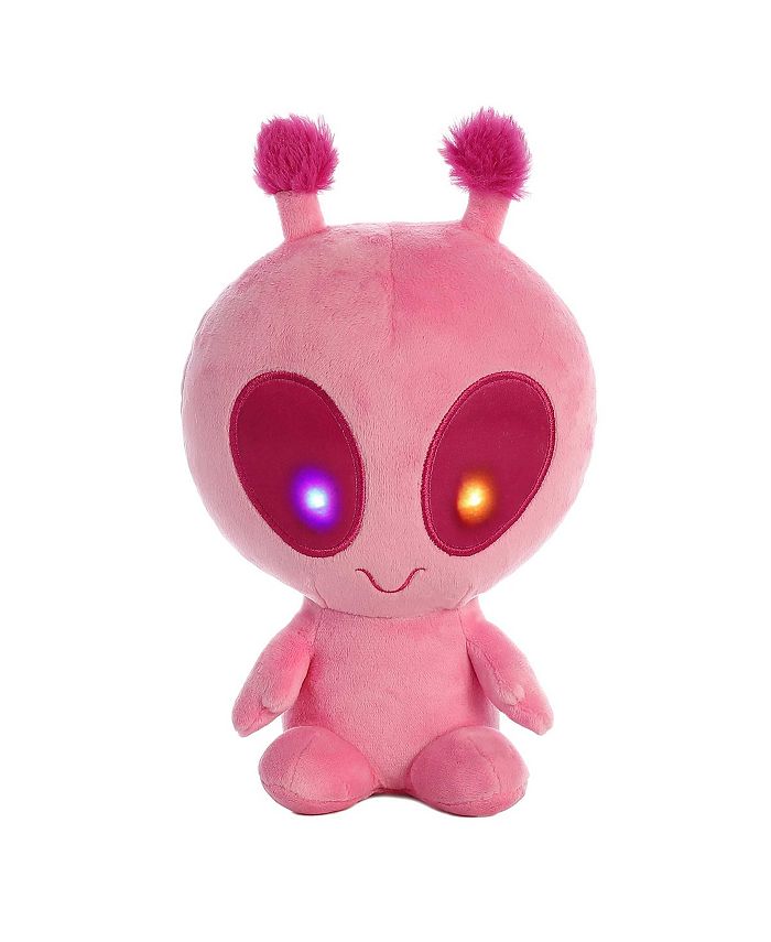 Aurora Galactic Cuties Solar Light Up Alien Pink 8 Inch Plush Figure ...