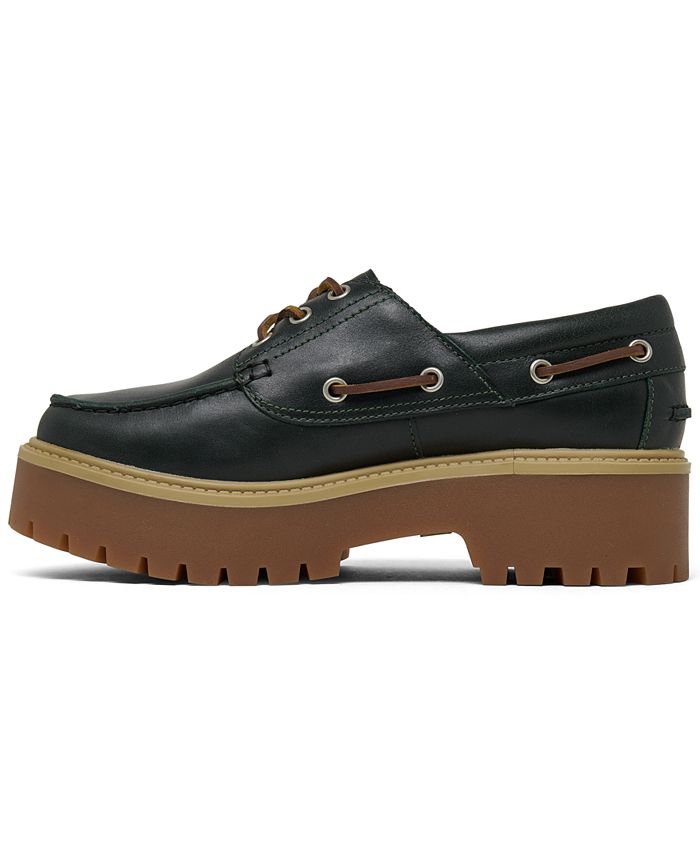 Timberland Women's Stone Street Premium Platform Boat Shoes from Finish ...