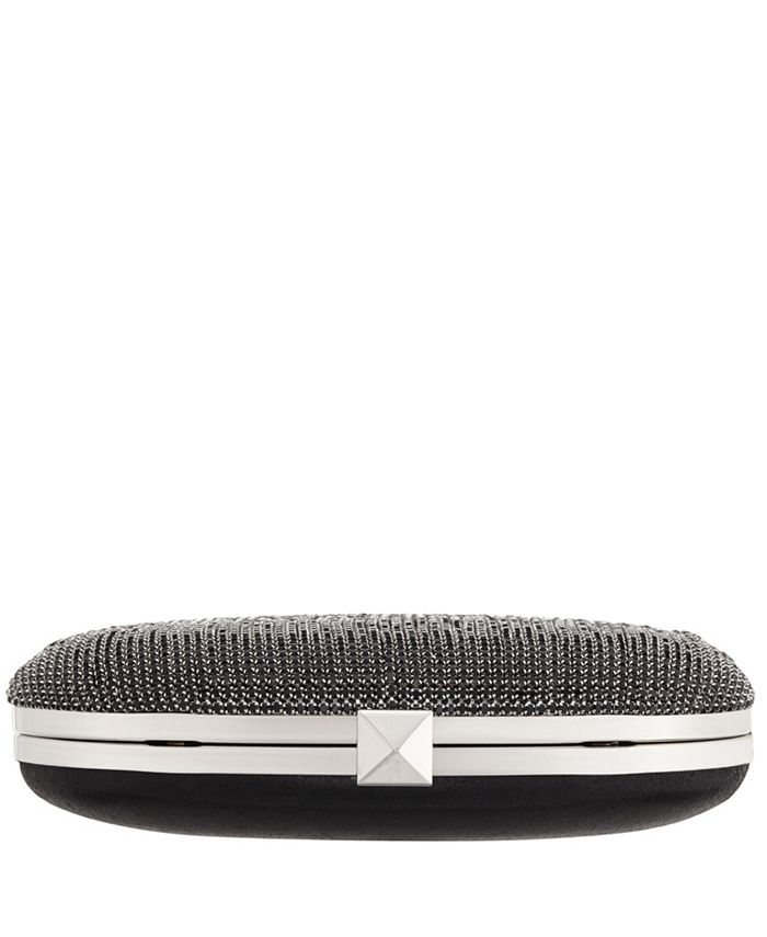 Nina Crystal Chain Draped Minaudiere - Macy's