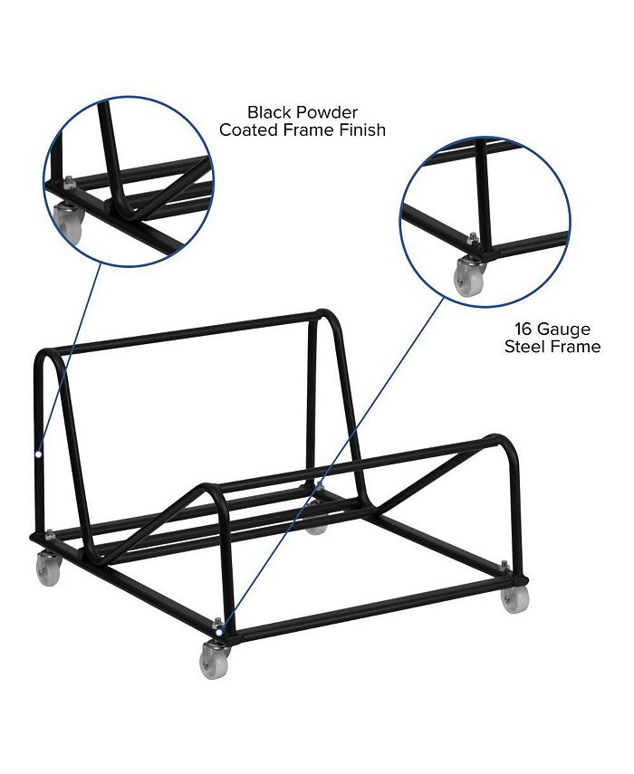 EMMA+OLIVER Sled Base Stack Chair Dolly - Macy's
