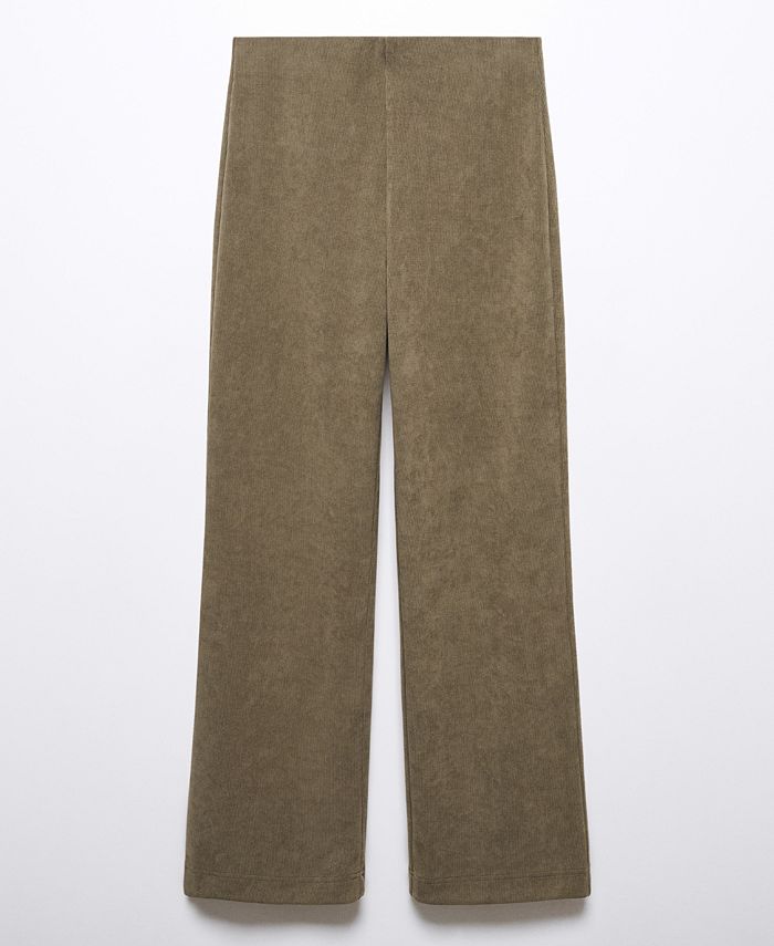 MANGO Women's Straight Knitted Pants - Macy's