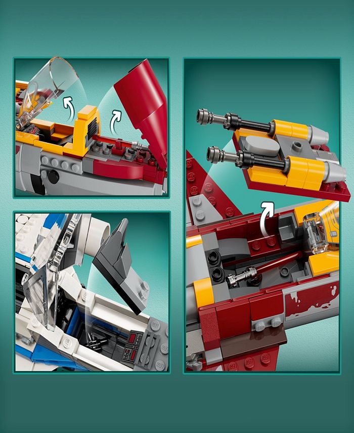 LEGO® Star Wars 75364 New Republic E-Wing vs. Shin Hati’s Starfighter ...