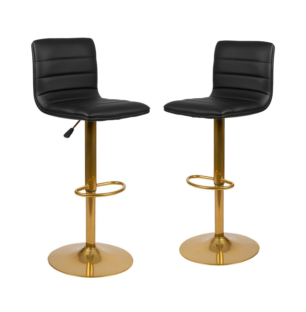 Click here for Set Of 2 Contemporary Height Adjustable Swivel Sto... prices