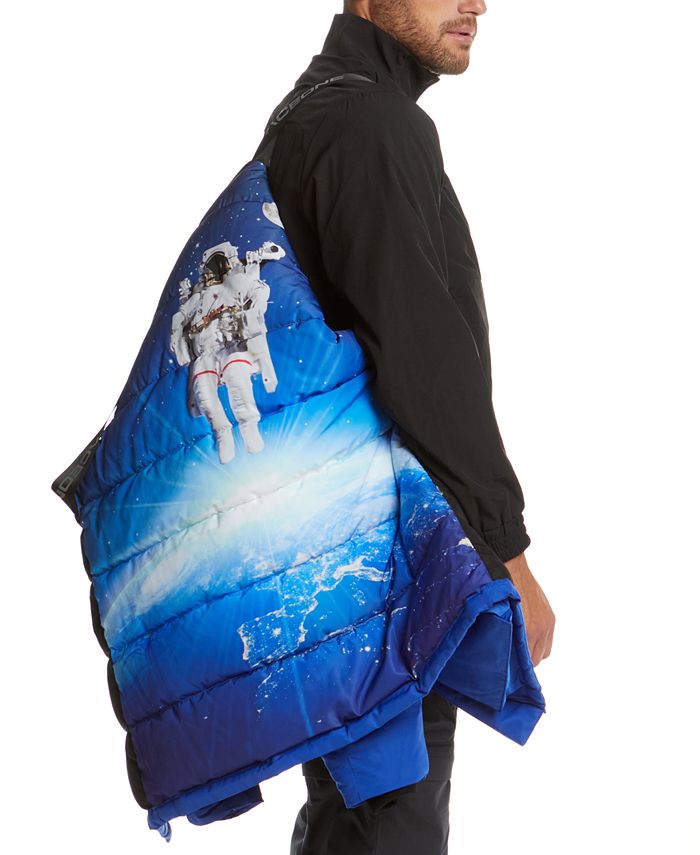 Space One Men's Nasa Inspired Parka Jacket with Printed Astronaut ...
