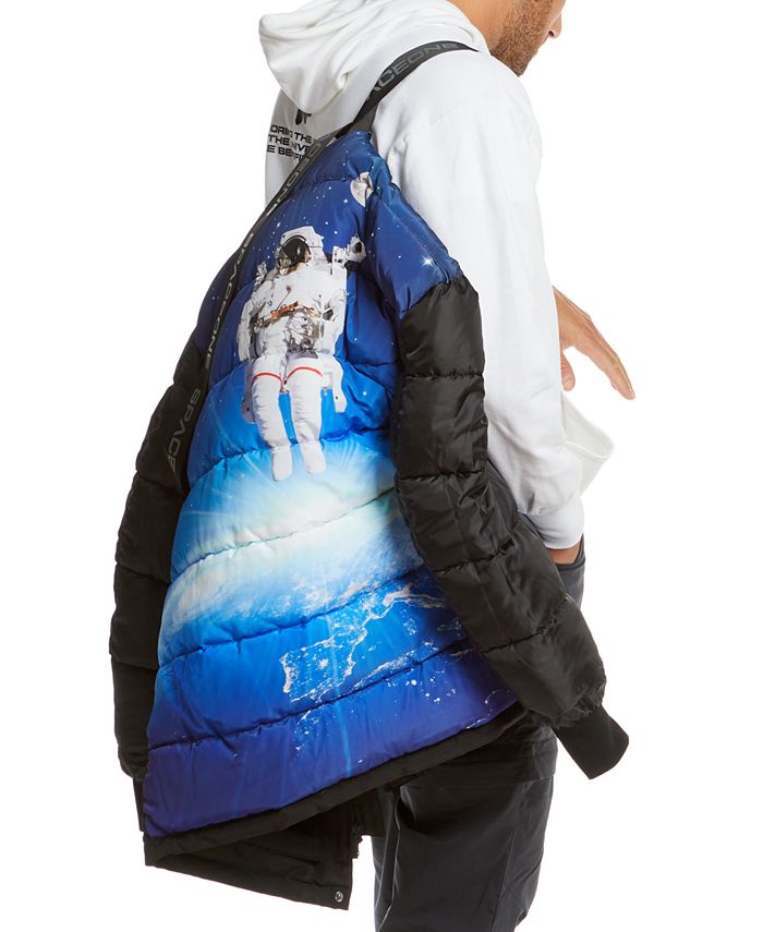 Space One Men's Nasa Inspired Parka Jacket with Printed Astronaut ...