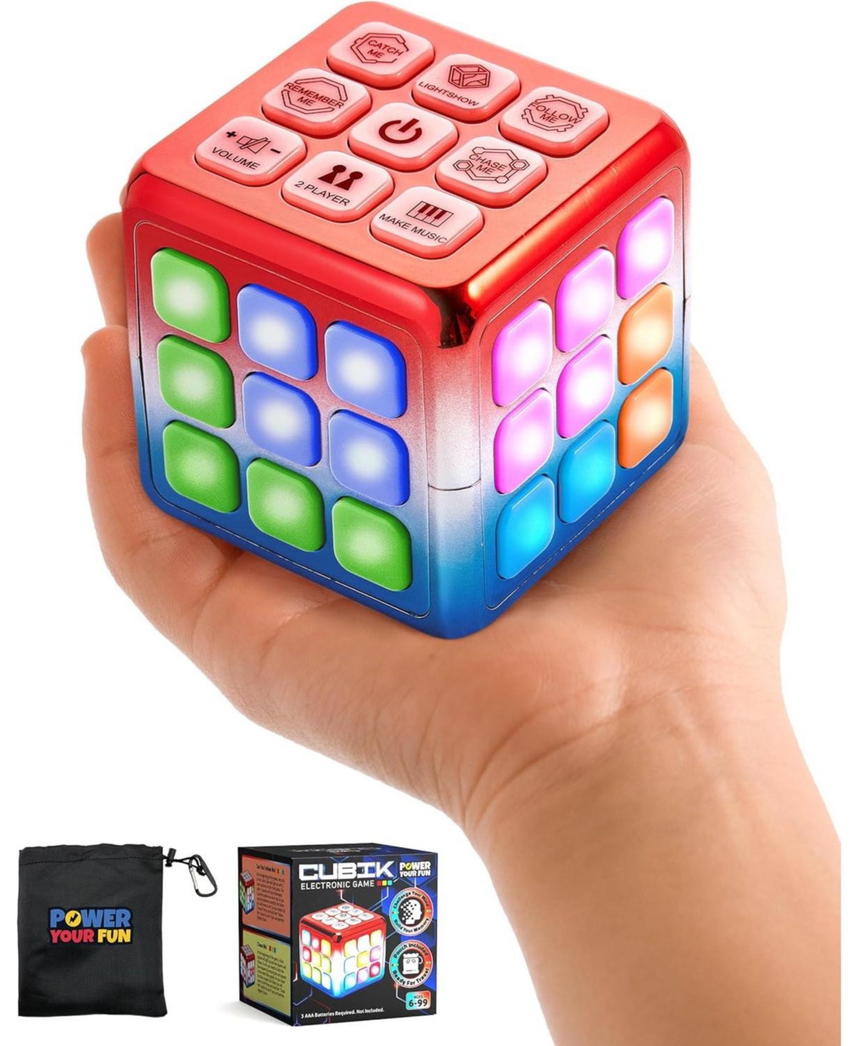 Click here for Power Your Fun Cubik Led Flashing Cube Memory Game... prices