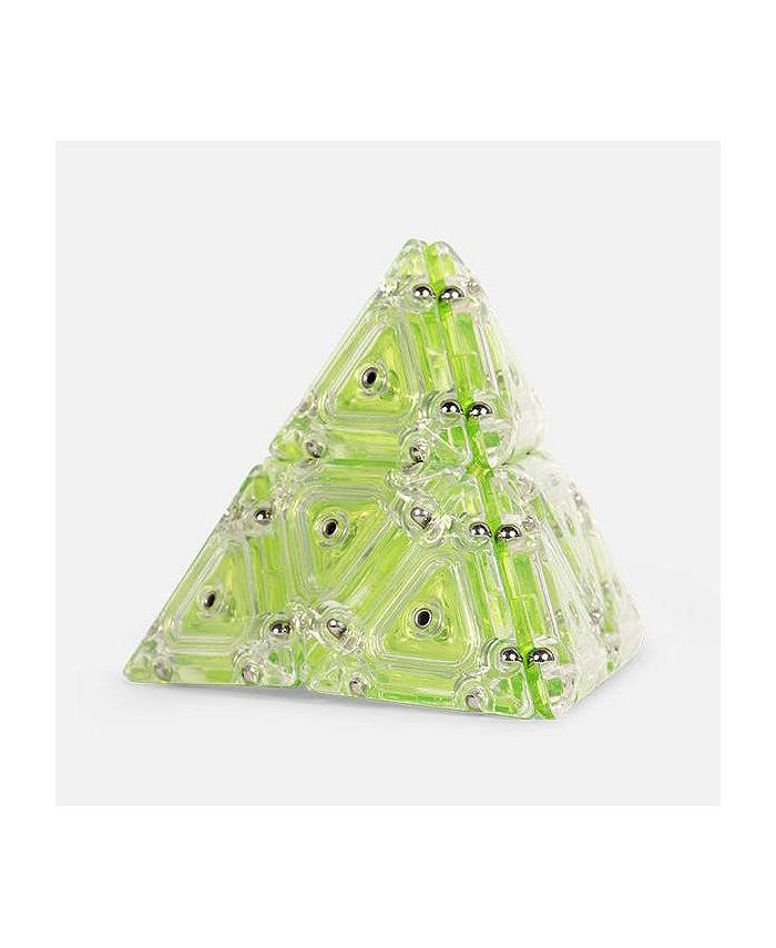 Speks Peridot Pyramid Magnetic Triangles Set of 12 Fidget & Building ...