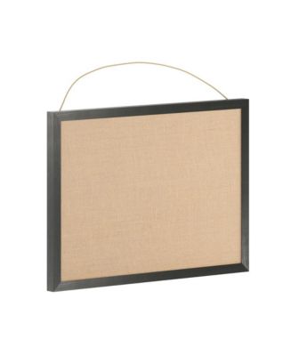 Clarey Linen Display Board With Wooden Frame And Push Pins - Macy's