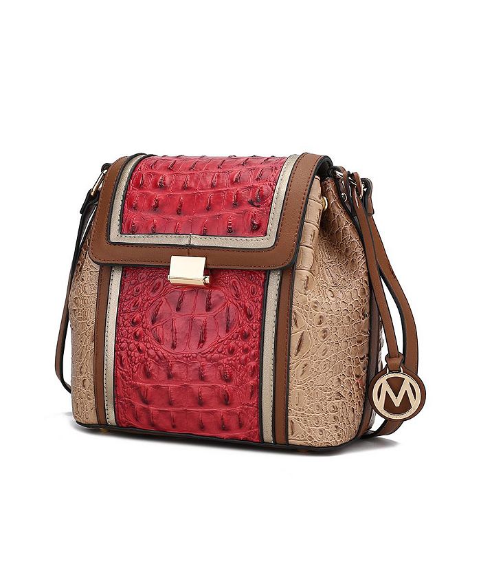 MKF Collection Jamilah Croco-Embossed Crossbody bag - Macy's