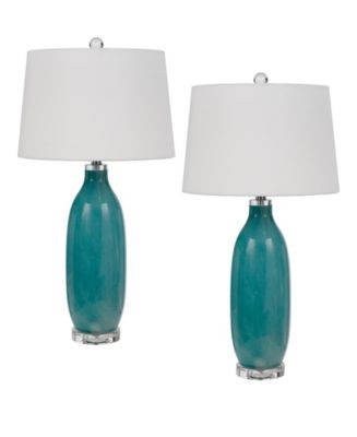 29" Height Glass Lamp Set - Macy's