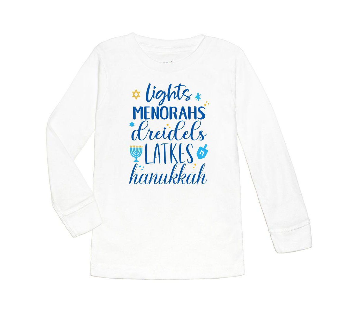 Click here for Sweet Wink Toddler Hanukkah Fun Printed T-Shirt wi... prices