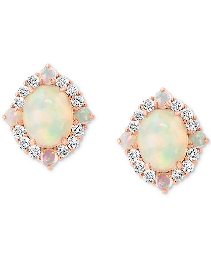 EFFY Collection EFFY® Ethiopian Opal (2-7/8 ct. t.w.) & Diamond (1/2 ct ...