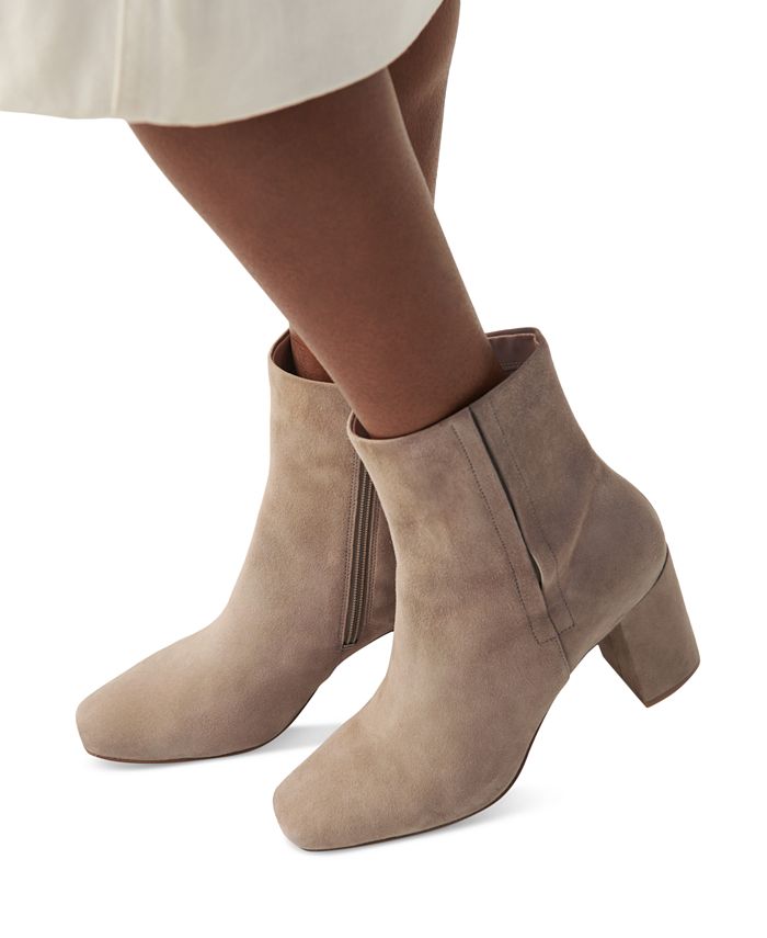 Cole Haan Women's Chrystie Square-Toe Block-Heel Booties - Macy's