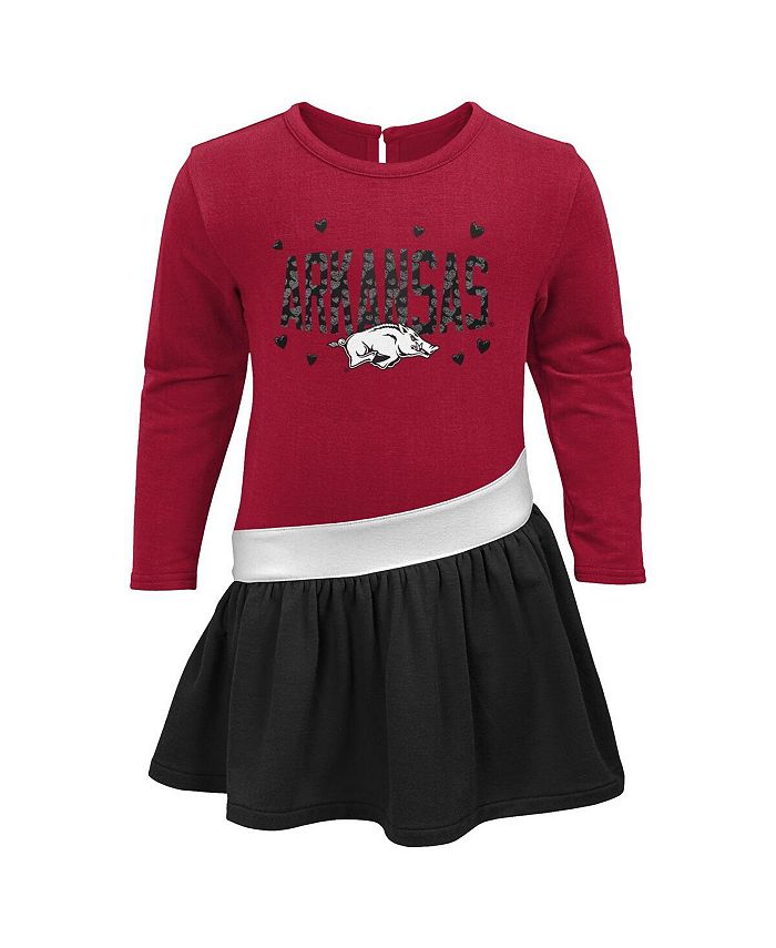 Outerstuff Toddler Girls Cardinal Arkansas Razorbacks Heart to Heart ...