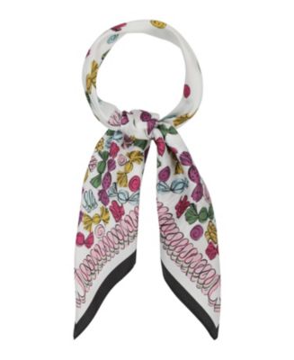 kate spade new york Festive Candies Silk Bandana Scarf - Macy's