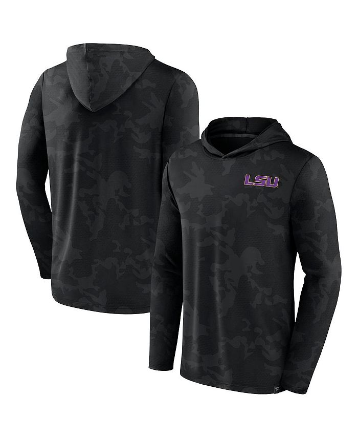 Fanatics Men's Black LSU Tigers Camo Hoodie Long Sleeve T-shirt - Macy's