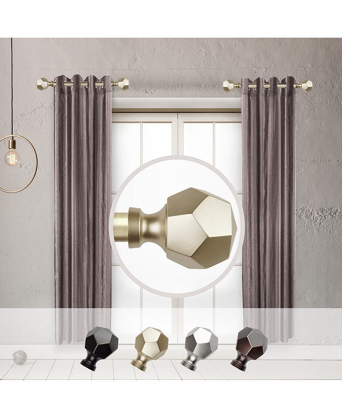 Rod Desyne Darden 1" Side Curtain Rod 12-20" (Set of 2) - Macy's