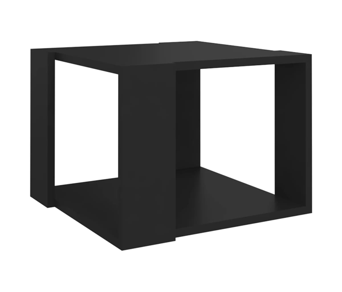Click here for vidaXL Coffee Table Black 15.7x15.7x11.8 Engineere... prices