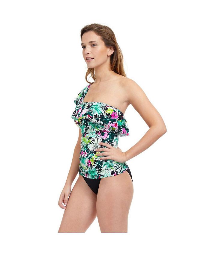 Profile By Gottex Beautiful Day One Shoulder Ruffle Tankini Macys