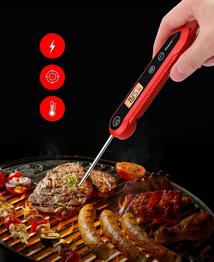 ThermoPro Pack of 1 TP03HW Water-Resistant Digital Instant Read Meat ...