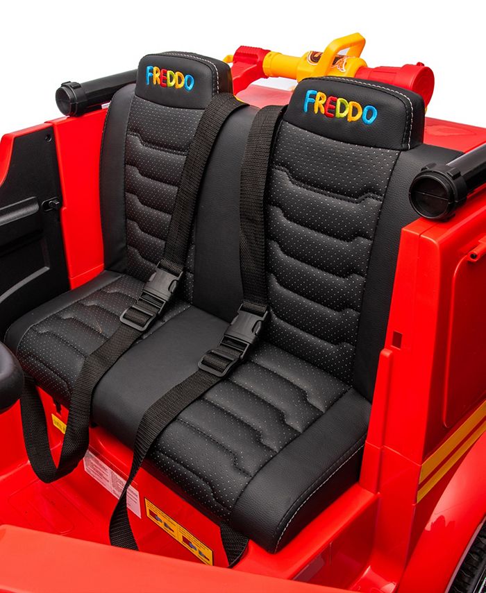 Freddo Fire Truck 24 Volt 2-Seater Ride-on with LED Lights, Water ...