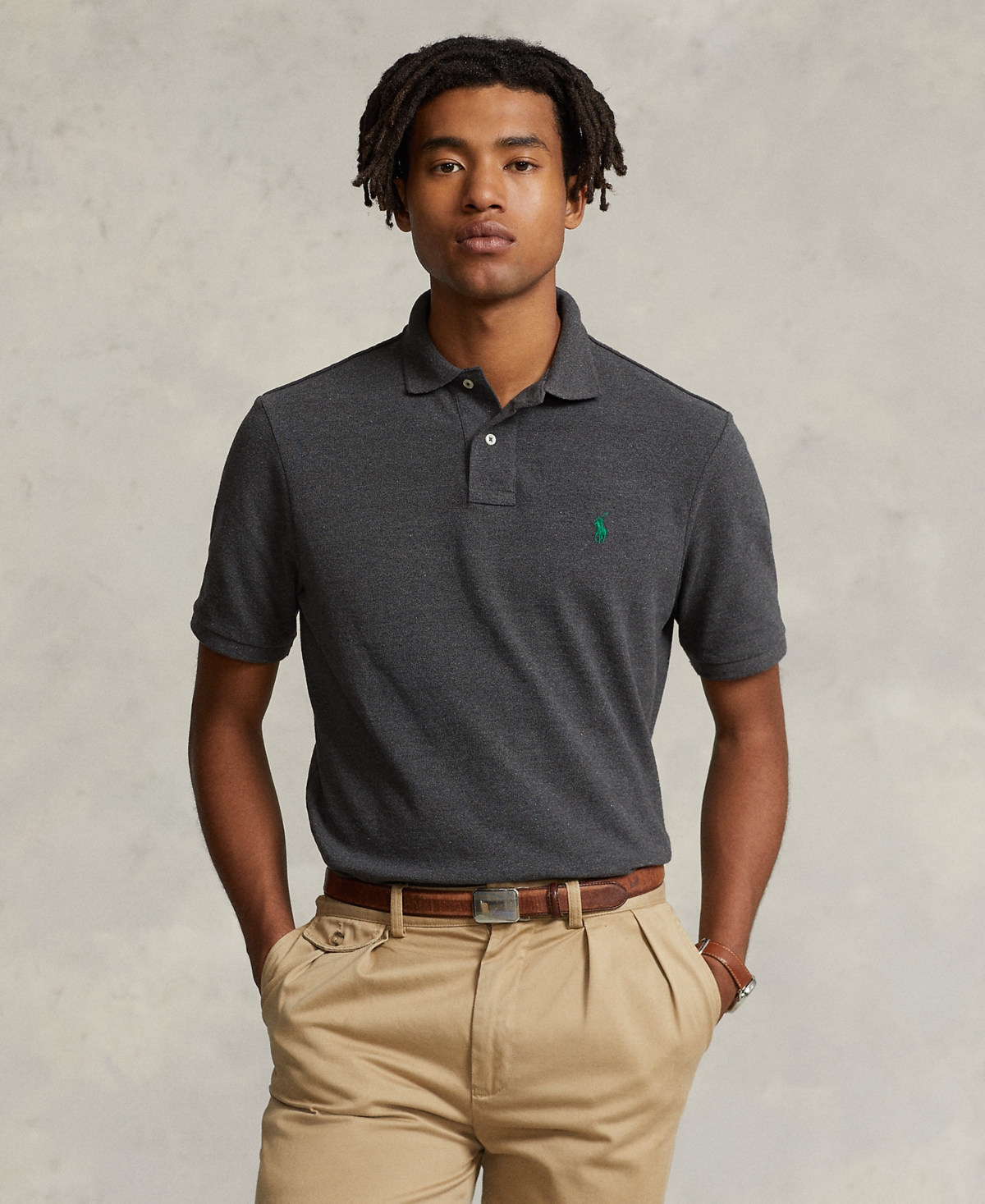 Click here for Polo Ralph Lauren Mens Custom Slim Fit Mesh Polo -... prices
