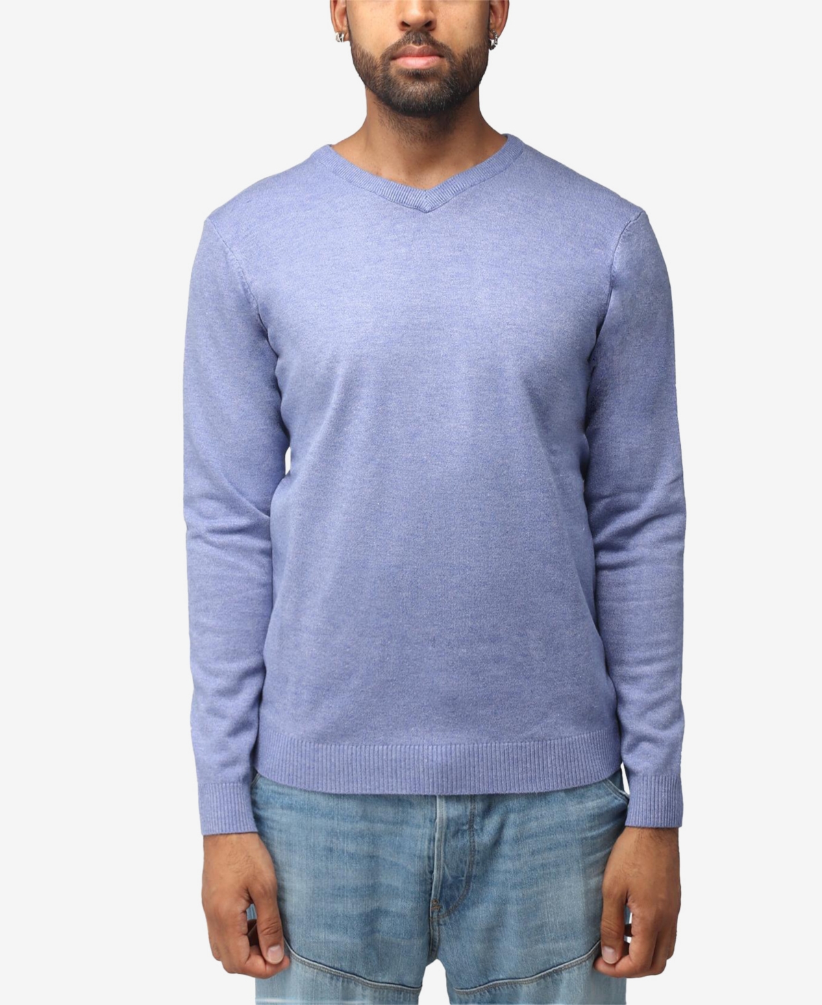 Click here for X-Ray Mens Basic V-Neck Pullover Midweight Sweater... prices