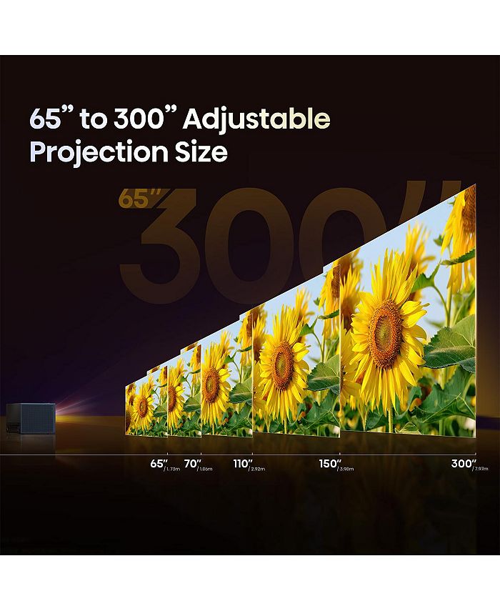 Hisense C1 Trichroma Laser 4K UHD Mini Projector with Dolby Vision ...