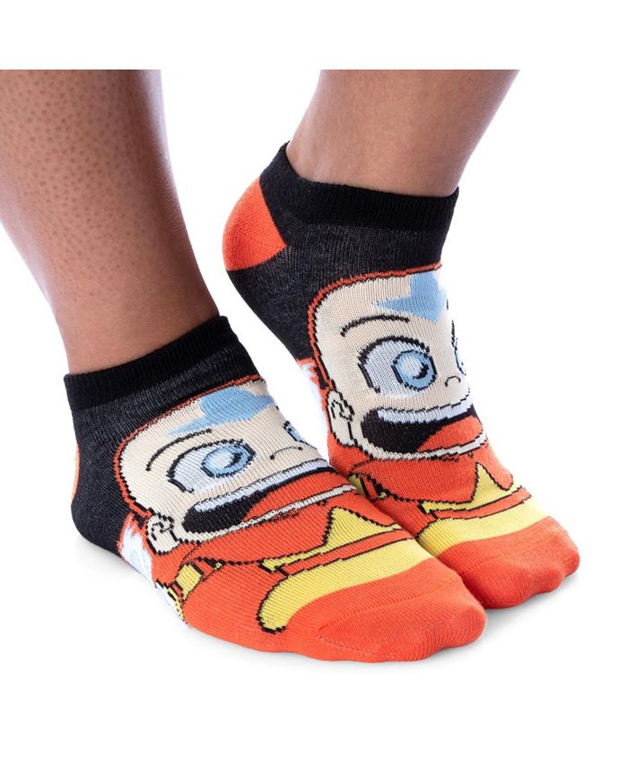 Nickelodeon Avatar The Last Airbender Chibi Character No-Show Ankle ...