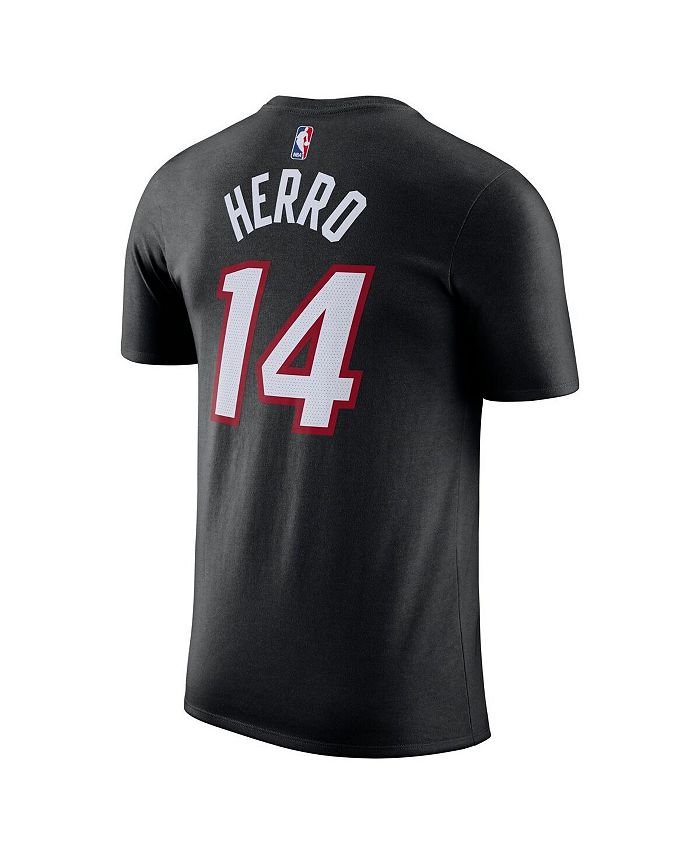 Nike Men's Tyler Hero Black Miami Heat Icon 2022/23 Name and Number T ...