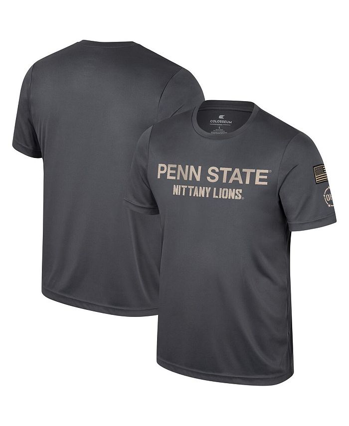Colosseum Men's Charcoal Penn State Nittany Lions OHT Military-Inspired Appreciation T-shirt ...