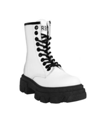 URBNKICKS Genuine Leather Combat Boots By URBNKICKS - Macy's