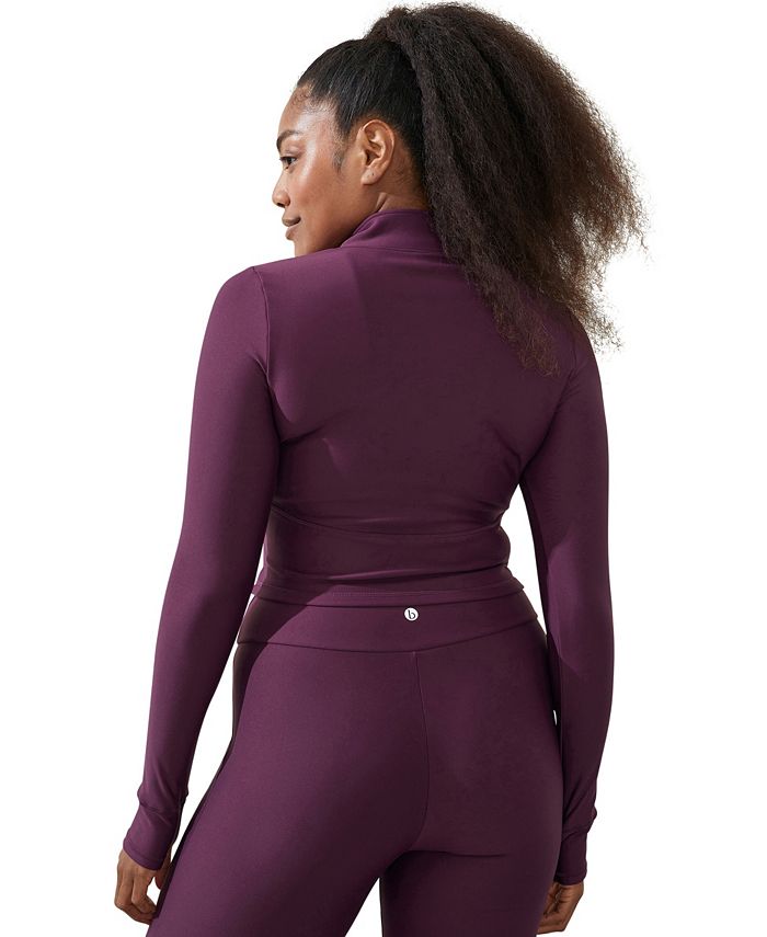 COTTON ON Women's Fleece Lined Half Zip Long Sleeve Top - Macy's